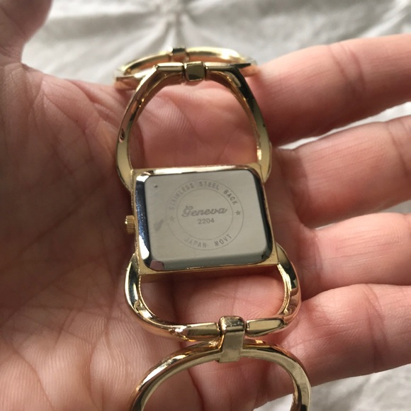Geneva | Accessories | Gold Geneva Bracelet Watch | Poshmark
